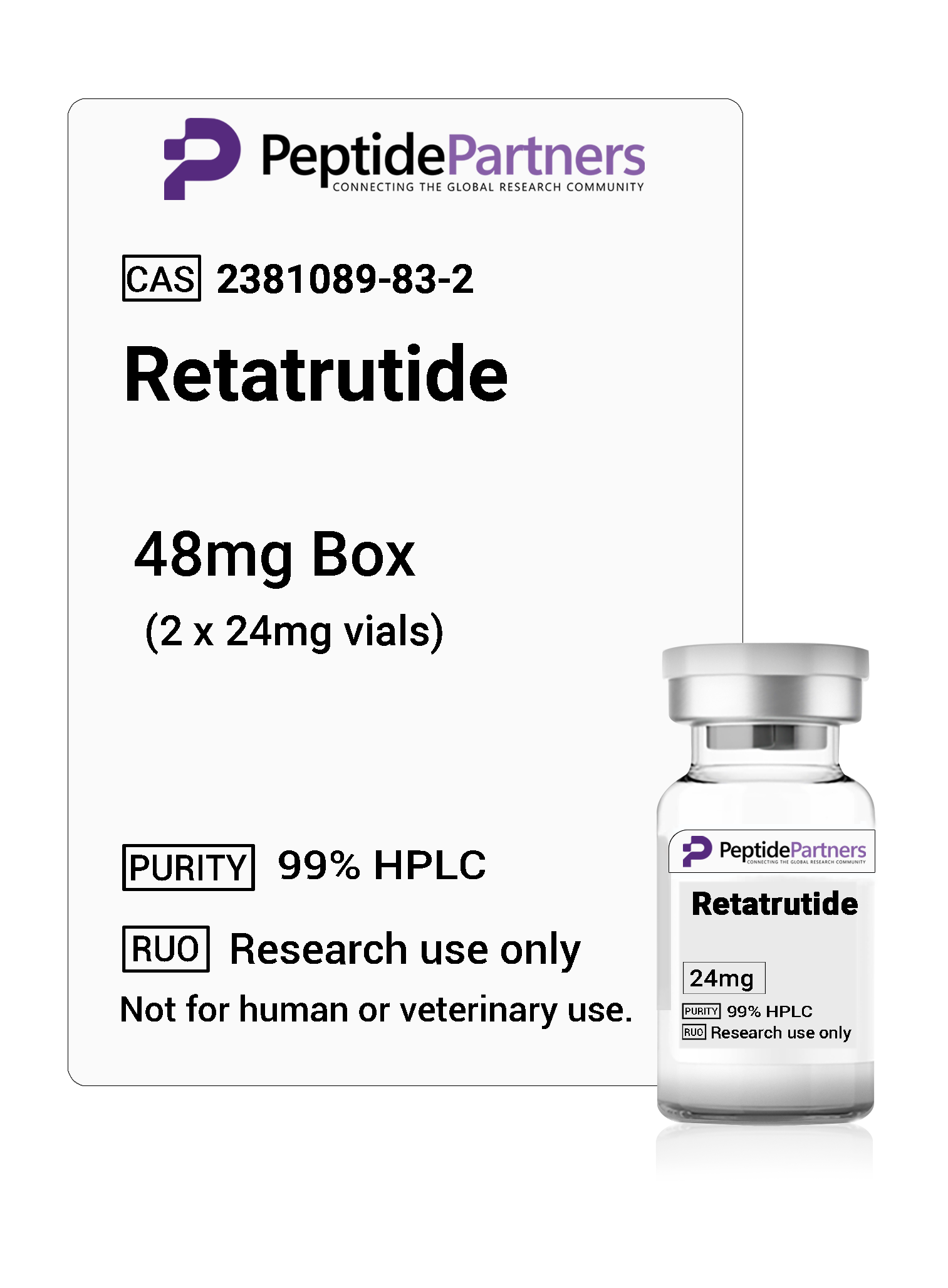 Retatrutide (48mg - 480mg) - Peptide Partners